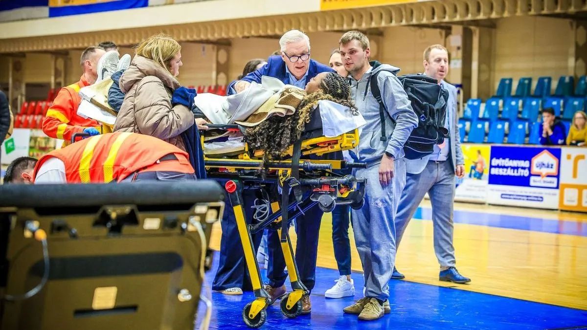 Annie Kibedi rosszul lett 2025 Szekszárd meccs közben – mentő vitte ...